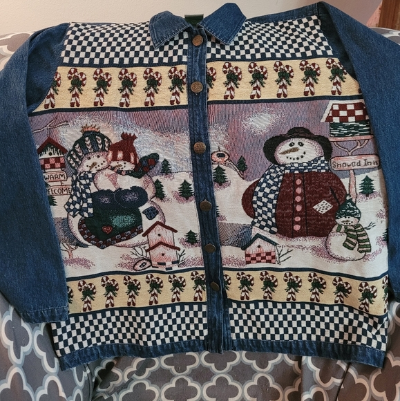 Quacker Factory | Jackets & Coats | Vintage 9s Quacker Factory Denim ...